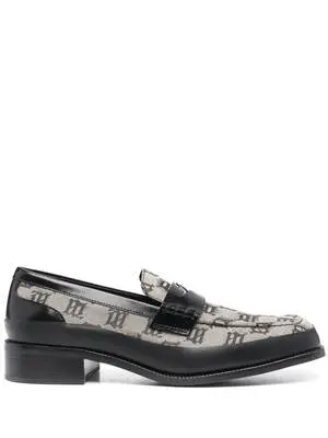 MISBHV Monogram Print Penny Loafers