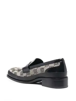 MISBHV Monogram Print Penny Loafers