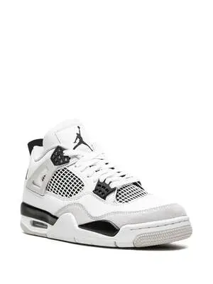 JORDAN Air Retro Military Black Sneakers - White