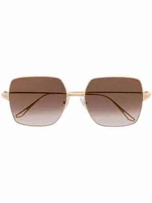 CARTIER Oversized Sunglasses - Gold