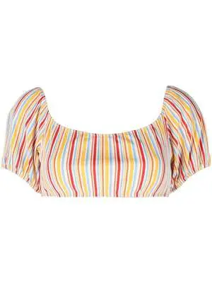 LEMLEM Mokati Stripe-print Bra