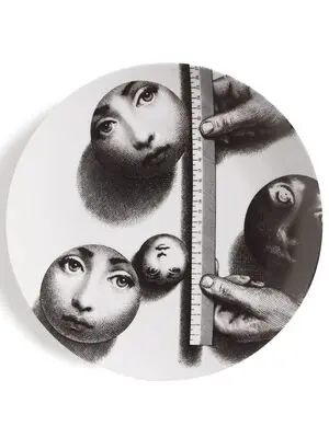 FORNASETTI Tema E Variazioni N.173 Wall Plate - White