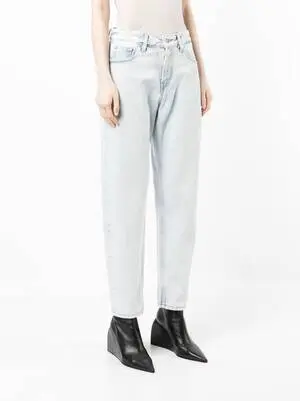 Off-White High-rise Tapered Jeans