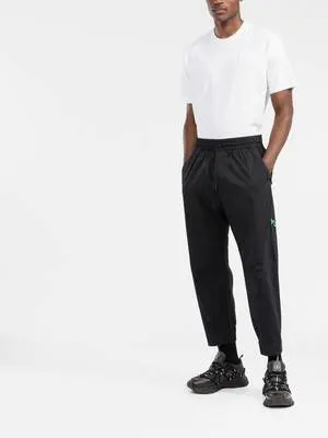 Y3 Logo-print Tapered Track Pants