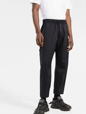 Y3 Logo-print Tapered Track Pants