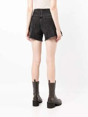 AGOLDE Raw-cut Denim Shorts