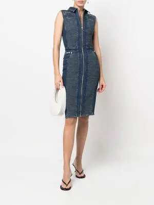 DIESEL® Zipped Denim Dress