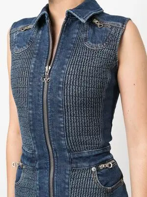 DIESEL® Zipped Denim Dress