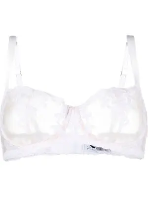 FLEUR OF ENGLAND Aria Balcony Bra - White