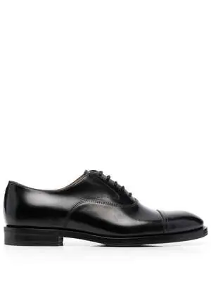 Brunello Cucinelli Leather Oxford Shoes - Black