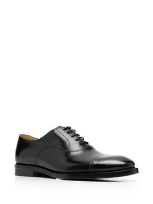 Brunello Cucinelli Leather Oxford Shoes - Black