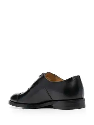 Brunello Cucinelli Leather Oxford Shoes - Black