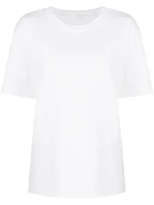 Alexander Wang Cotton Jersey Puff Logo Tee - White