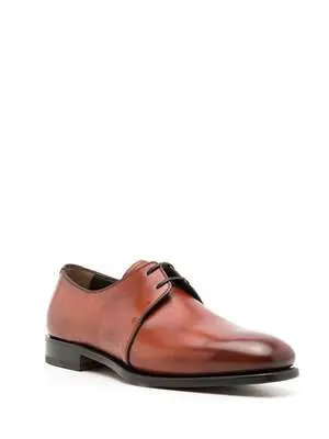 FERRAGAMO Leather Derby Shoes