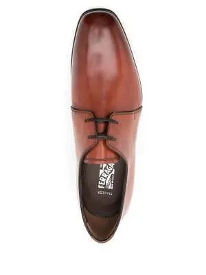 FERRAGAMO Leather Derby Shoes