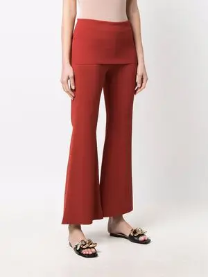 Stella McCartney Compact Knit Flared Trousers