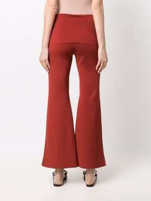 Stella McCartney Compact Knit Flared Trousers