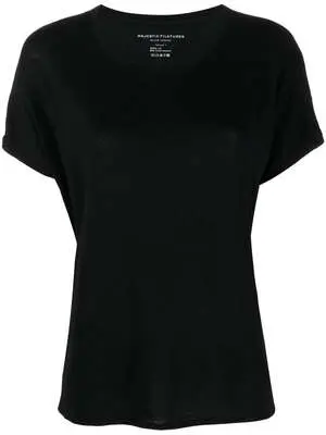 Majestic Filatures Relaxed Crew-neck T-shirt - Black