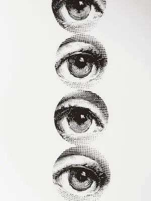 FORNASETTI Tema E Variazioni N.43 Wall Plate - White