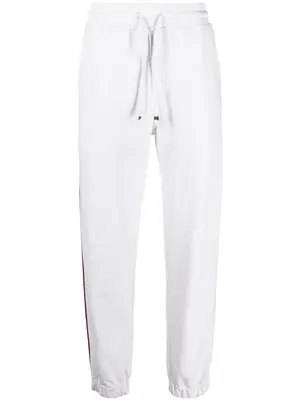 Brunello Cucinelli Striped-edge Cotton Track Pants