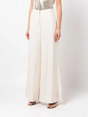 Voz High-waist Wide-leg Trousers - Neutrals