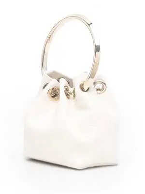 JIMMY CHOO Micro Bon Bon Bag - White