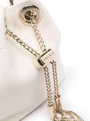 JIMMY CHOO Micro Bon Bon Bag - White