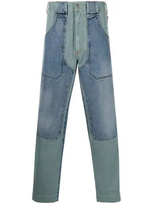 DIESEL® Two-tone Straight-leg Jeans