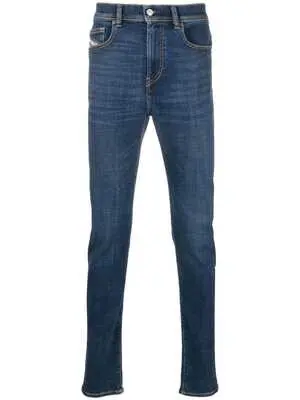 DIESEL® Logo-patch Skinny Jeans