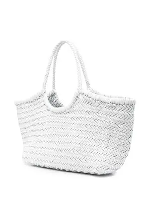 Dragon Diffusion Woven Leather Shoulder Bag