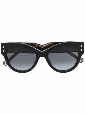 Carolina Herrera Cat Eye Sunglasses - Black