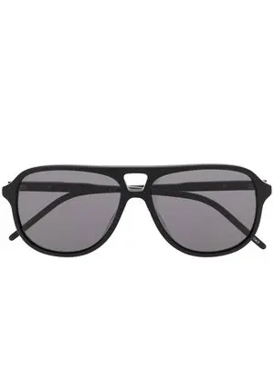 Gucci Tinted Pilot-frame Sunglasses - Black