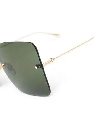 Gucci Rimless Oversized-frame Sunglasses