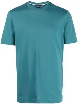 BOSS Logo-embroidered T-shirt - Green