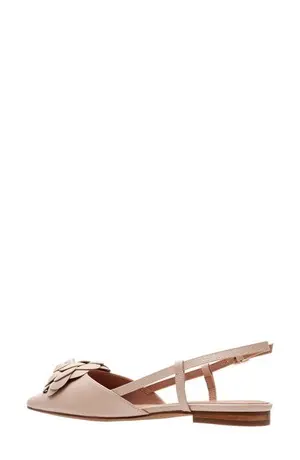 Linea Paolo Cammy Slingback Pointed-toe Flats - Blush Pink
