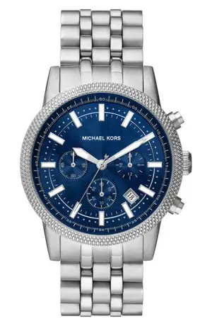 Michael Kors Chronograph Bracelet Watch - Silver