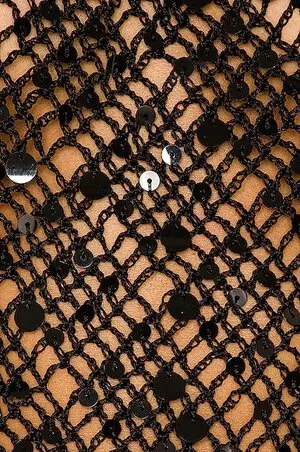 Coperni Sequin Crochet Dress