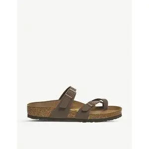 BIRKENSTOCK Mayari Cross Strap Sandal - Mocha