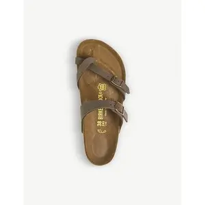 BIRKENSTOCK Mayari Cross Strap Sandal - Mocha