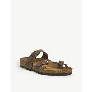 BIRKENSTOCK Mayari Cross Strap Sandal - Mocha