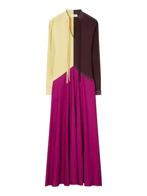 Tory Burch Colorblock Crepe Jersey Dress