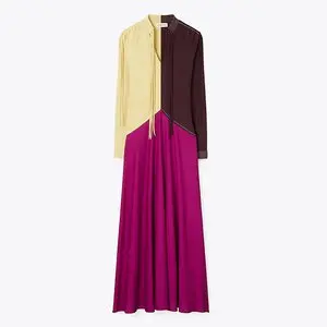 Tory Burch Colorblock Crepe Jersey Dress