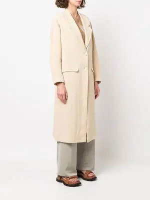 ALYSI Single-breasted Tailored Coat