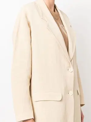 ALYSI Single-breasted Tailored Coat
