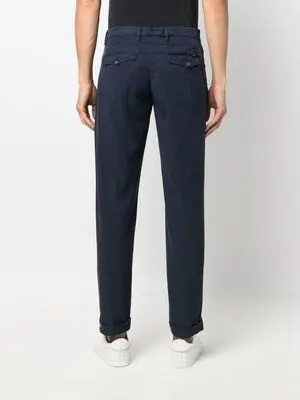 MYTHS Slim-fit Chino Trousers - Blue