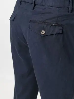 MYTHS Slim-fit Chino Trousers - Blue