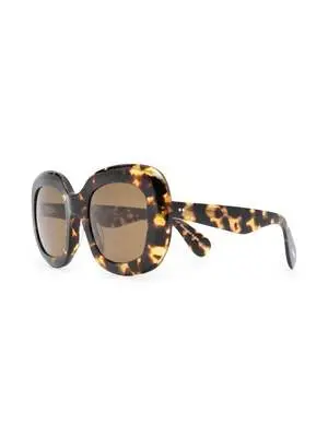 Oliver Spencer Jesson Oversized Sunglasses - Brown