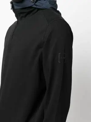 BOSS High-neck Hooded Sweatshirt