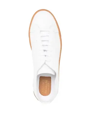DOUCAL'S Leather Low-top Sneakers - White