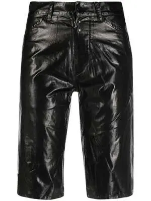 MAISON MARGIELA Laminated Denim Shorts